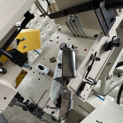 China ZOLYTECH ZLT-TE5A Mattress Tape Edge Machine Automatic Flipping And Pushing System Edging Sewing Machine for sale