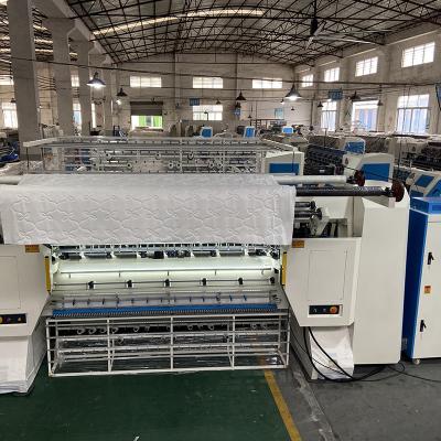 China Automatic Computerized Quilting Machine 80mm Thickness Mattress Border Machine 10KW for sale