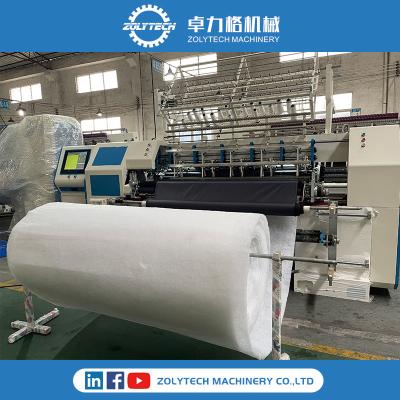 중국 ZLT-YS64는 기계 오리털 이불 퀼팅 머신 멀티 니들 누빔 머신 본봉 뜸을 퀼트를 넣어 누비는 것 사용했습니다 판매용