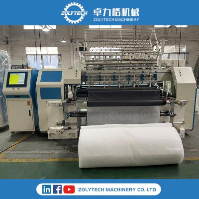 중국 ZLT-YS64 본봉 뜸 멀티 니들 누빔 머신은 기계 오리털 이불 퀼팅 머신을 퀼트를 넣어 누비는 것 사용했습니다 판매용