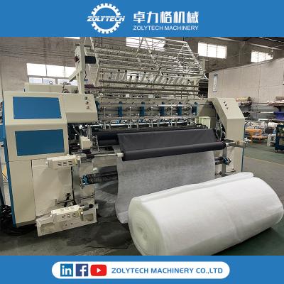中国 ZOLYTECHの複数の針ベッド・カバー ロックのステッチのためのキルトにする機械自動キルトにする機械キルトにする機械 販売のため