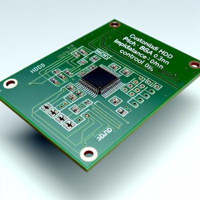 China Placa de circuito impresso HDI com núcleo de 0,05 mm, furo a laser de 0,07 mm e largura de linha de 0,04 mm à venda