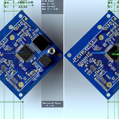 중국 HDI PCB 보드 540x620mm 0.06mm 레이어 오차와 함께 고속 판매용