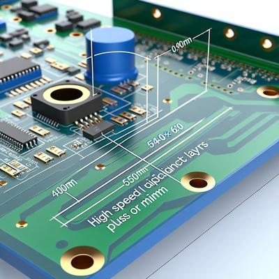 중국 HDI PCB 보드 540x620mm 0.06mm 레이어 오차와 함께 고속 판매용