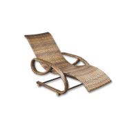 Quality Outdoor Furniture Modern Wicker Sunbed Patio Rattan Sun Lounger Chair for sale