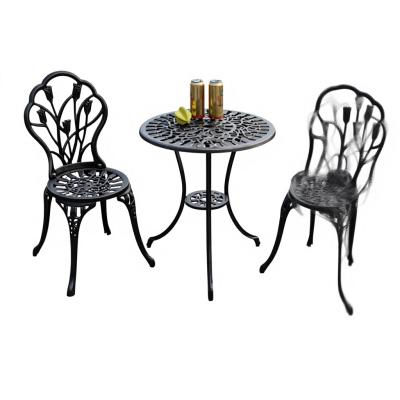 China Good Quality Cast Iron Metal Bistro Set for sale