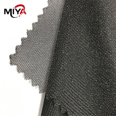China White / Black Fusible Interlining 30gsm Polyester For Clothing And Garments zu verkaufen