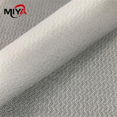 China 4 Sides Way Elastic Polyester Woven Fusible Interlining Fabric Tricot Knitted for sale