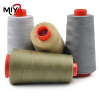 China Colored Spun Polyester Thread Dyed Pattern Different Thickness for sale
