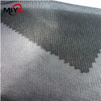 China PA Double Dot Warp Knitting Woven Fusing Interlining 100% Polyester for sale