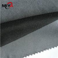 China PA Double Dot Warp Knitting Woven Fusing Interlining 100% Polyester for sale