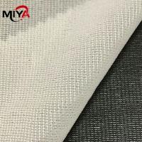 China Woven Fabric Polyester Fusible Interlining Plain Weave for sale