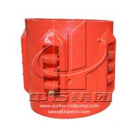 China 4 1/2 Inch Straight Vane Roller Casing Centralizer for Oil Water Well 6 Inch Hole Size for sale
