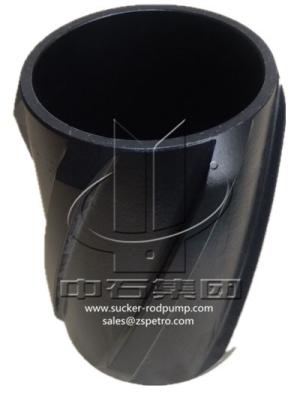 China 340mm Aluminium Alloy Spiral Vane 4 1/2" rigid centralizer for sale