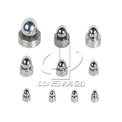 China 1045 Steel Tungsten Carbide YN6 HRA 89.5 Valve Ball Seat for sale