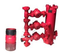 China API Double Plug Oilfield Cementing Head High Pressure 10000PSI 5-1/2 to 13-3/8 Inch for sale