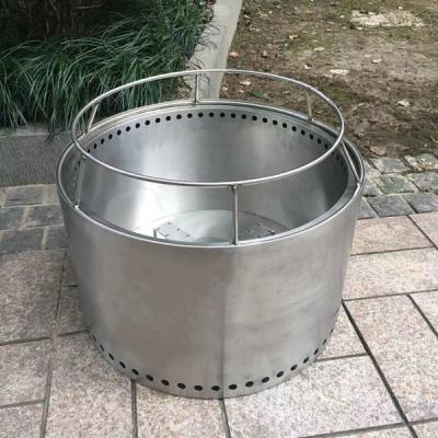 Cina Stufa di campo a 22 pollici della pallina di acciaio inossidabile del pozzo che non dà fumo portatile del fuoco in vendita