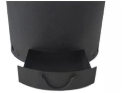 Cina Fuoco portatile Pit Smokeless Black Campfire Stove di acciaio inossidabile del BARBECUE in vendita