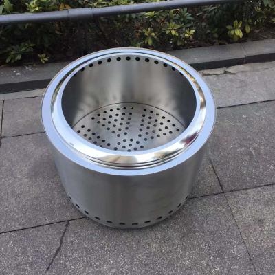 Cina Falò all'aperto che non dà fumo a 19,5 pollici di Pit Camping Stainless Steel Portable del fuoco in vendita