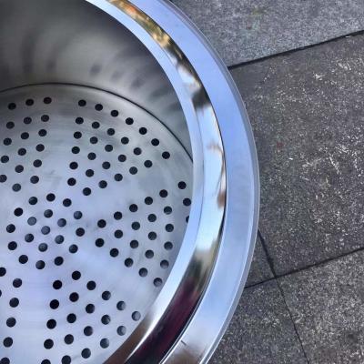 Cina Falò all'aperto che non dà fumo a 19,5 pollici di Pit Camping Stainless Steel Portable del fuoco in vendita