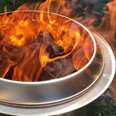Cina Falò all'aperto che non dà fumo a 19,5 pollici di Pit Camping Stainless Steel Portable del fuoco in vendita