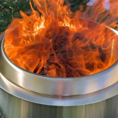 Cina All'aperto a 15 pollici che non dà fumo a 19,5 pollici di acciaio inossidabile della stufa del fuoco in vendita