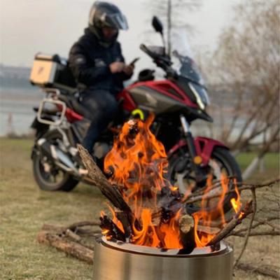 Cina BARBECUE che non dà fumo a 18 pollici del pozzo del fuoco di acciaio inossidabile, pozzo del fuoco del cortile del falò di 33cm in vendita