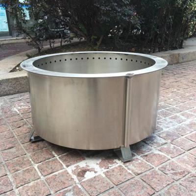 Cina pozzo rotondo a 30 pollici doppio del fuoco di acciaio inossidabile della stufa che non dà fumo del fuoco di 76cm in vendita