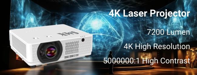 MX-LK7200K 4K laser projector front view