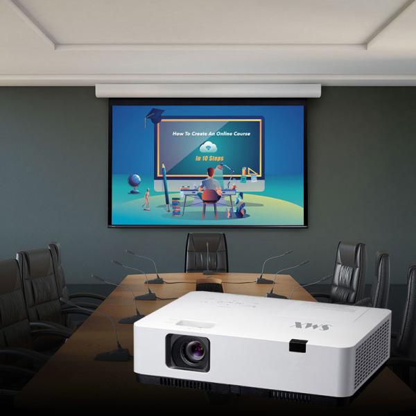 Quality 4300 Lumens Home Theater Projector 4k Ultra Short Throw Projector For Classroom Clear for sale
