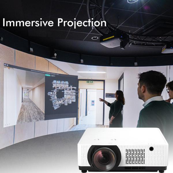 Quality 7500 Lumen Short Throw Laser Projector For Immersive Projection for sale