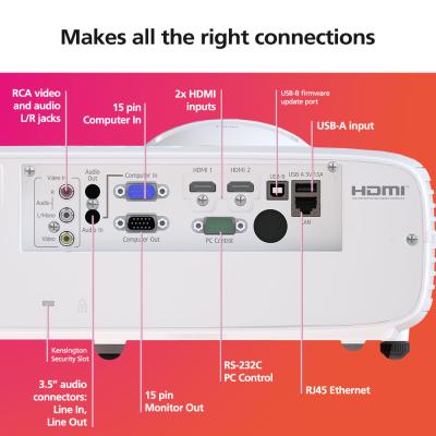 Chine Projecteur laser à courte focale de 3300 lumens avec résolution WXGA pour la projection en salle de réunion à vendre