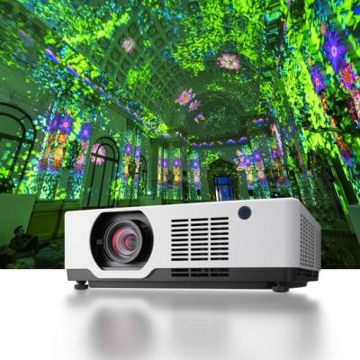 China 6500 Lumens 3LCD Laser Projector with 5,000,000:1 Contrast 300 Inch Screen and 30,000 Hours Lifespan for sale
