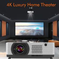 Quality 7200 Lumen 4K Luxury Home Theater Laser Projector High Dynamic Range for sale