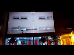 12000 Lumen hoher Helligkeit SMX-Laserprojektor mit wuxga für 3D-Mapping auf dem Gebäude