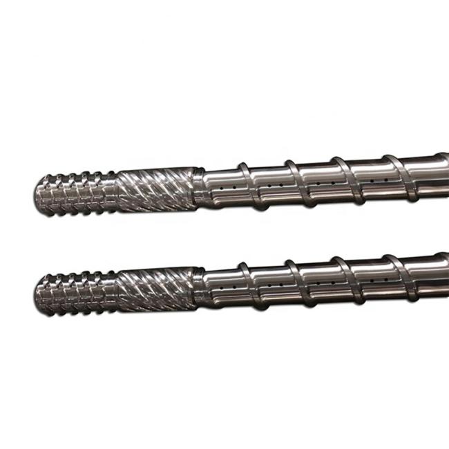 OEM Custom Micro Auger Screw Extruder Screw and Barrel for Extruder Machine