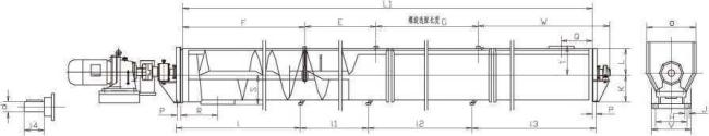 OEM Custom Automatic Horizontal Linear Vibrating Powder Feeder Conveyor Screw Auger Conveyor