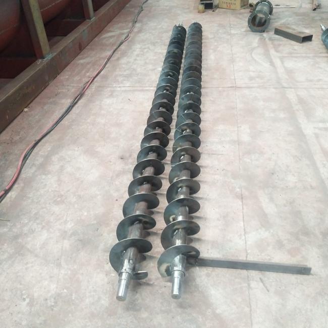 OEM Custom Transportation Auger Parts Continuous Screw Flight Spiral Blade Auger Conveyor