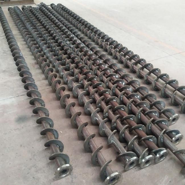 OEM Custom Transportation Auger Parts Continuous Screw Flight Spiral Blade Auger Conveyor