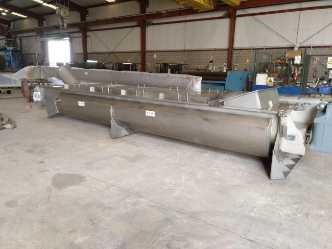 Interlayer Cooled Twister Screw Conveyor