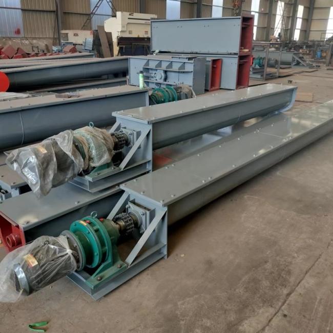 OEM U-Shaped Sludge Screw Feeding Machine Conveyor System Tubular Screw Auger Conveyor