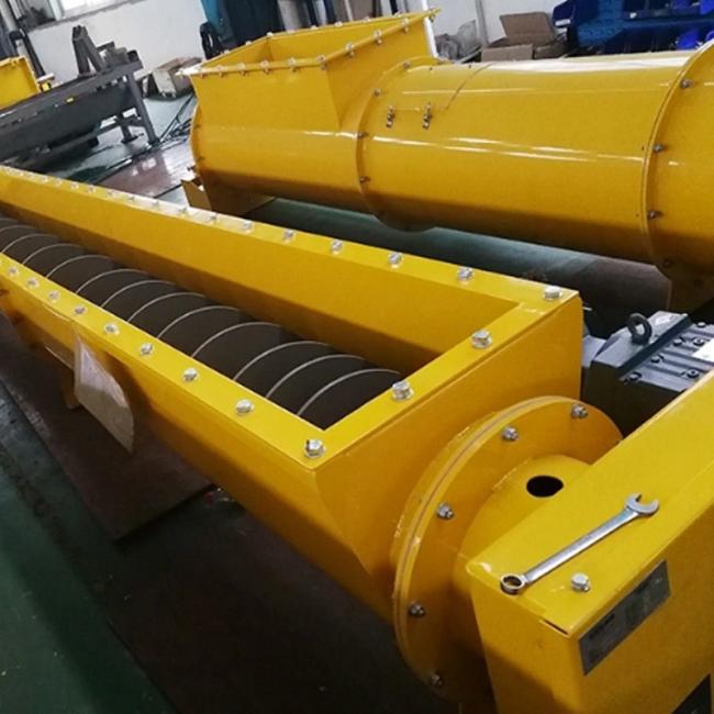 OEM Custom Transmission System Feeding Spiral Auger Conveyor for Oil Waste Sludge Conveying