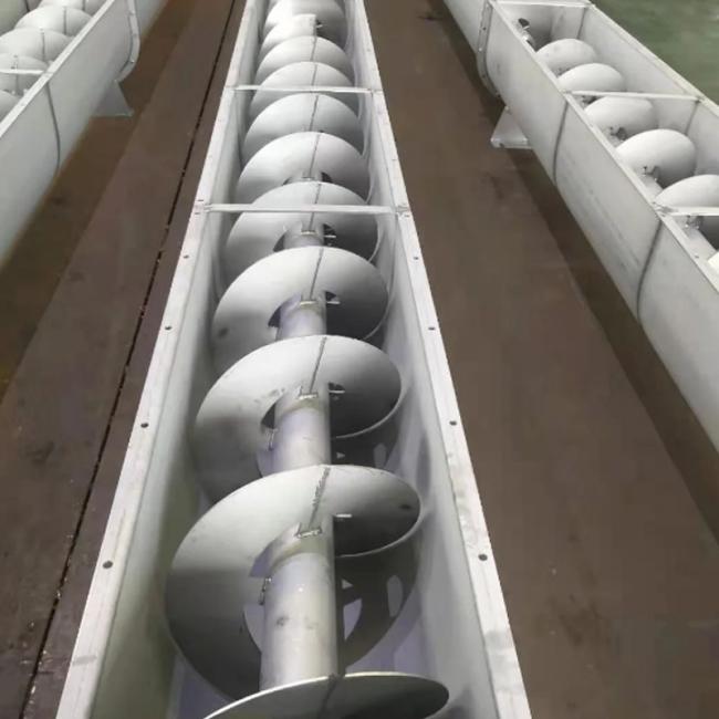 OEM Custom Transmission System Feeding Spiral Auger Conveyor for Oil Waste Sludge Conveying