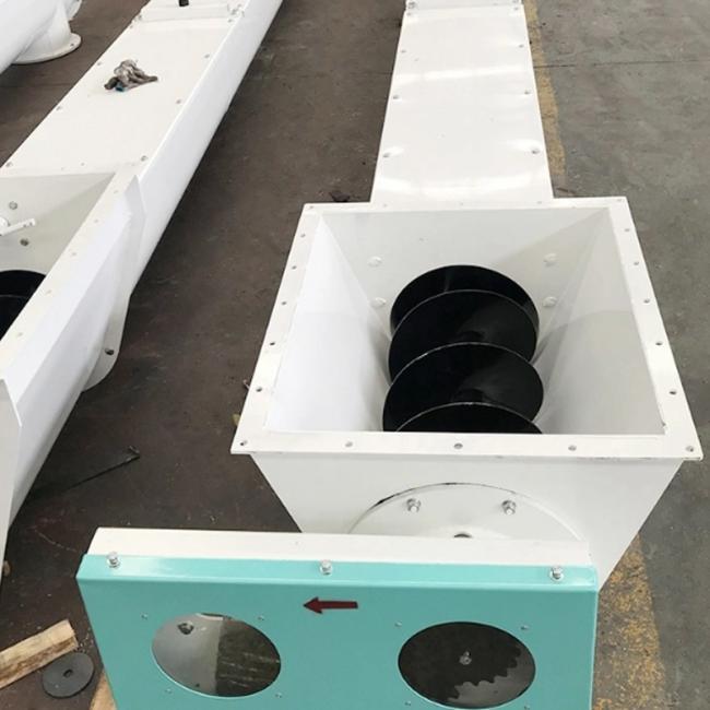 OEM Custom Transmission System Feeding Spiral Auger Conveyor for Oil Waste Sludge Conveying