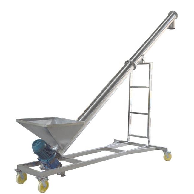 OEM Custom Spiral Tube Elevator Flour Powder Screw Conveyor Auger Conveyor