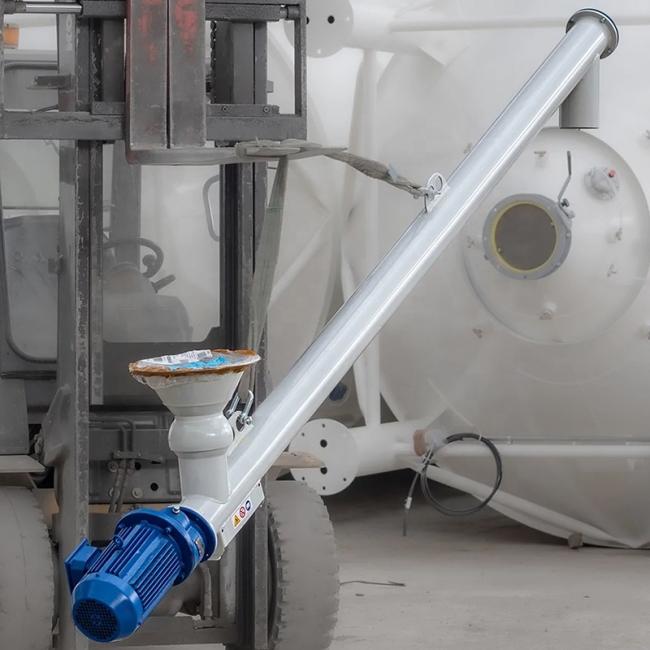 OEM Custom Spiral Tube Elevator Flour Powder Screw Conveyor Auger Conveyor