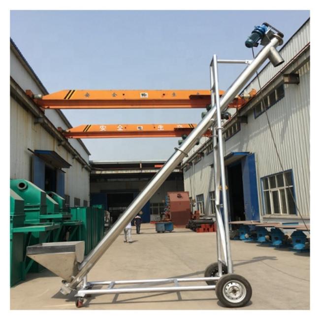 OEM Custom Inclined Conveying System Screw Auger Conveyor for Concrete Conveying