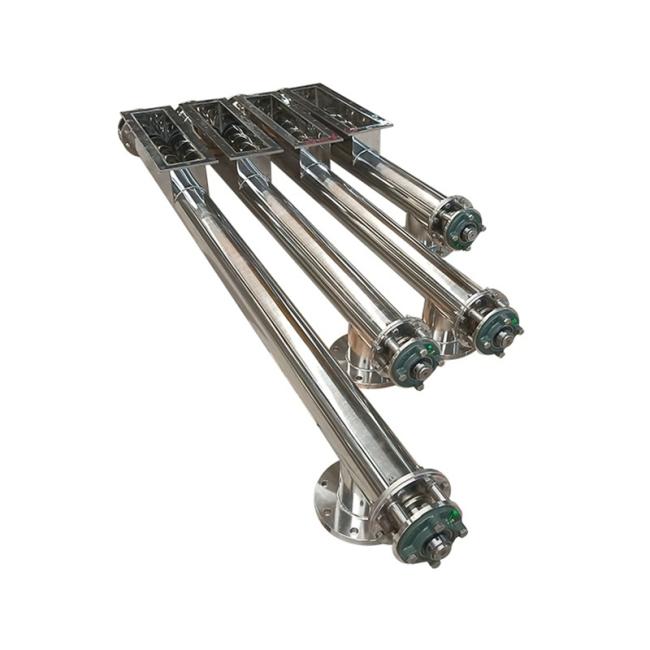 OEM Concrete Powder Custom Stainless Steel Conveyor System Auger Conveyor