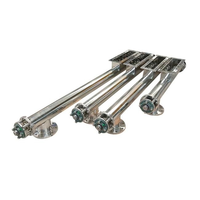 OEM Concrete Powder Custom Stainless Steel Conveyor System Auger Conveyor