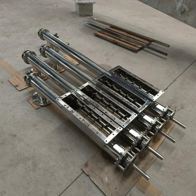 OEM Concrete Powder Custom Stainless Steel Conveyor System Auger Conveyor